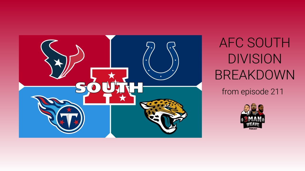 AFC South Division Preview (From episode 211) | 3 Man Weave Podcast ...