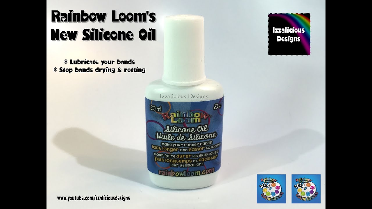 Rainbow Loom Silicone Oil - How to lubricate your loom bands & keep ...