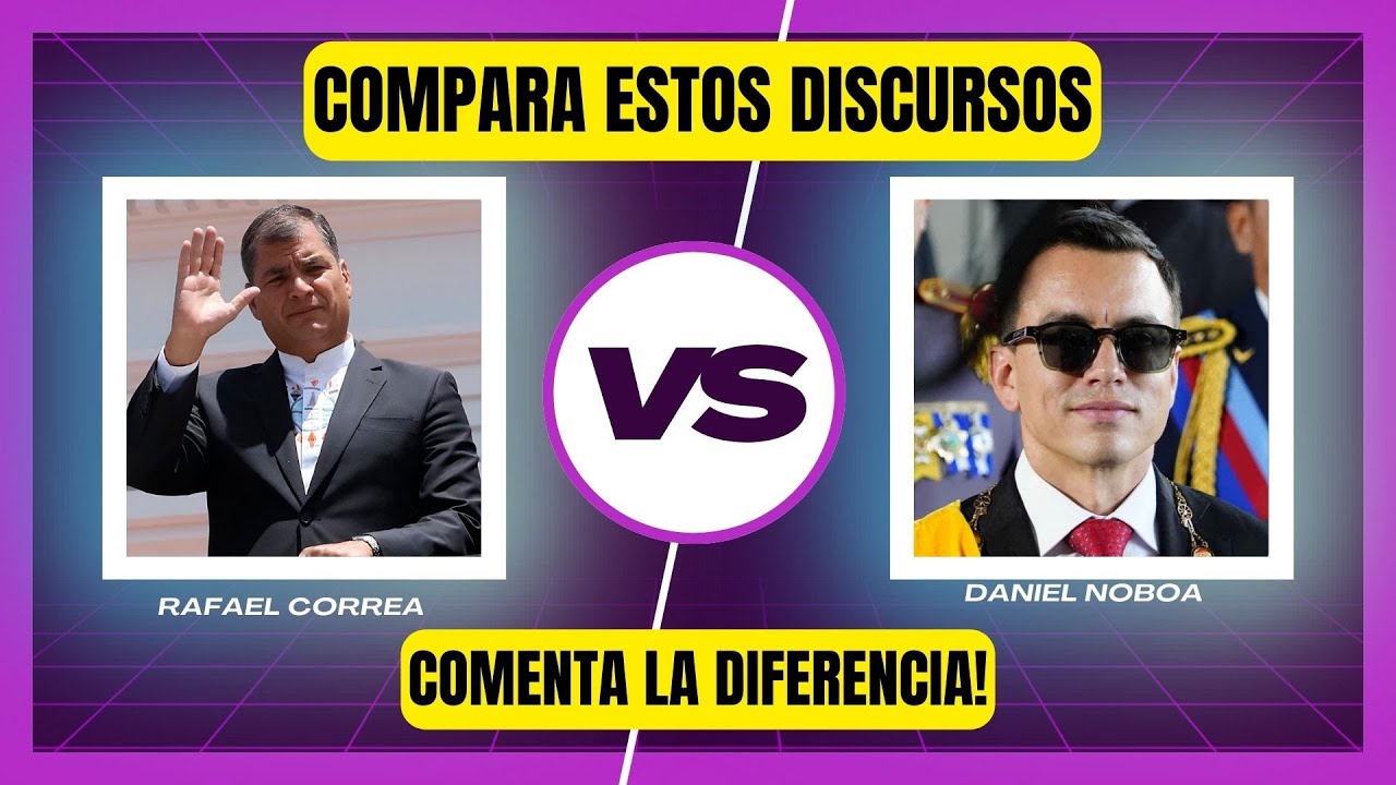 El facho y sus informes, compárelo con los informes de Rafael Correa ...
