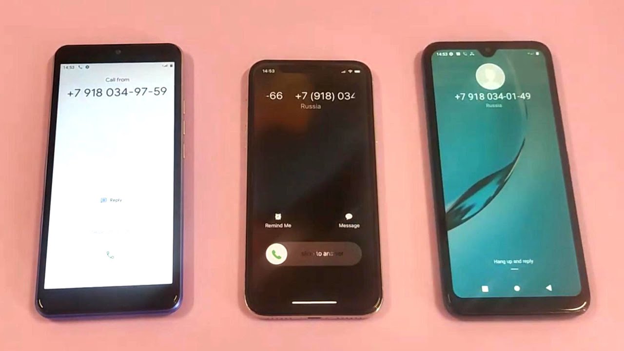 Apple iPhone X vs BQ 5565L vs itel A48 Incoming Call - YouTube