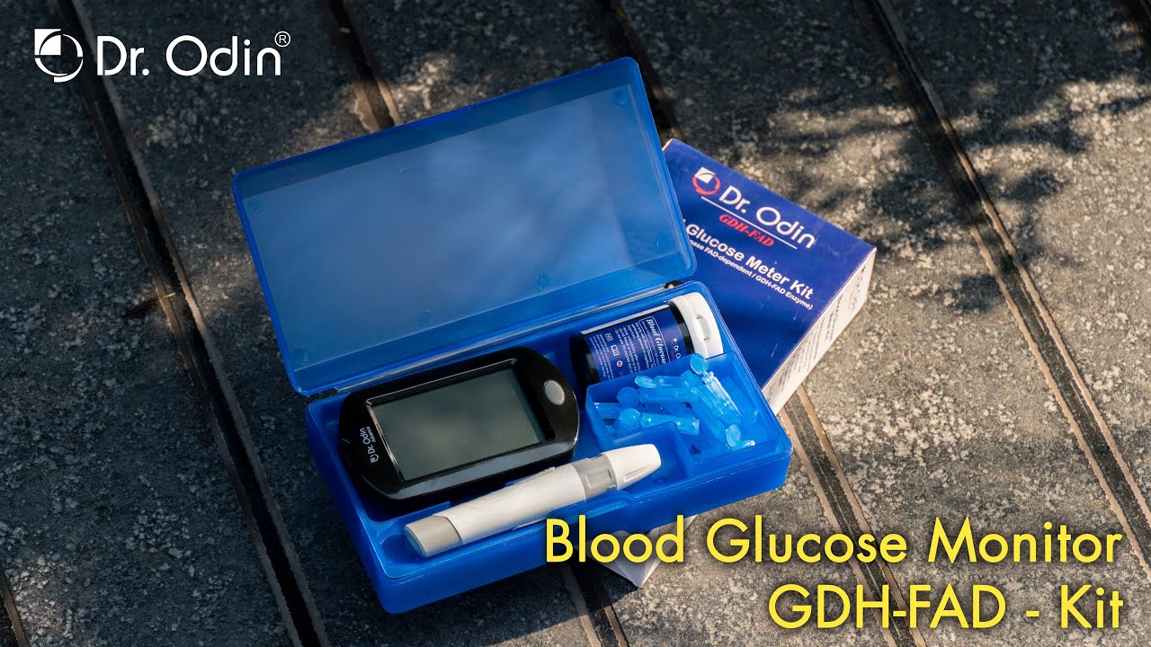 Dr. Odin Blood Glucose Meter GDH-FAD Kit Black - YouTube