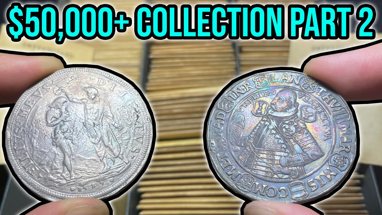 Unboxing A Lock Box Full of Thousands Of $$ Of Rare World & Foreign ...