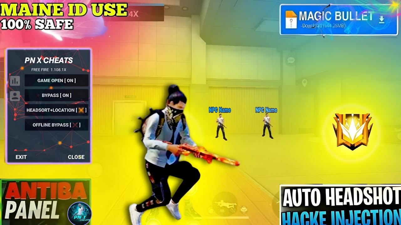 Antiban FF Panel🔥Free Fire Injector🔥Ob47 Free Fire Hack😈FF panel Hack ...