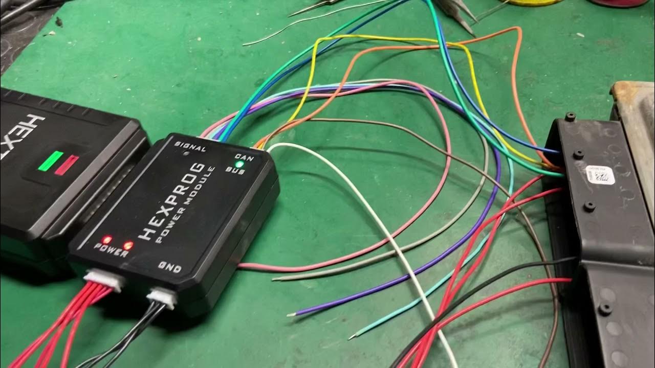 Autohex II , Hextag , Hexprog , VAG VW Passat PCR2.1 Simos Tricore Ecu reading and programing ...