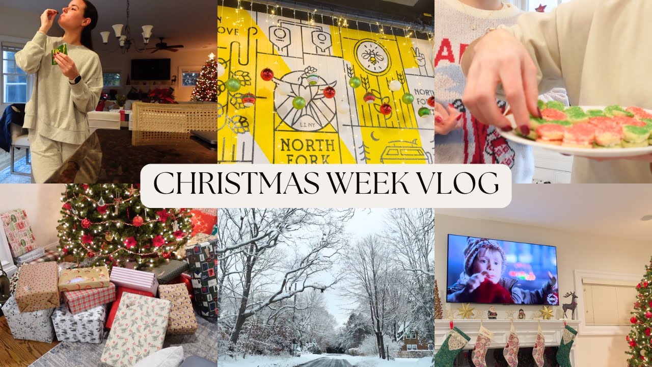 VLOG: christmas week in my life!! brett's bites cookies, family time ...