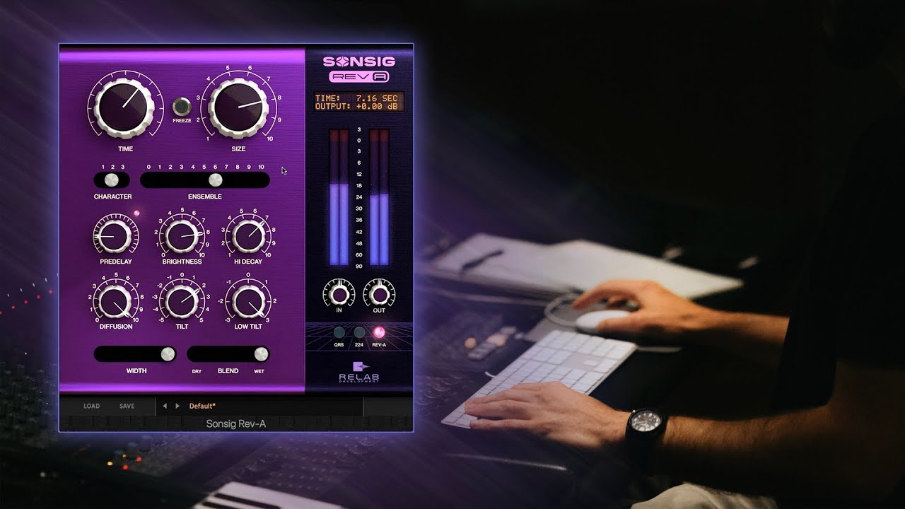 Lushest Reverb Plugin EVER?! 🎛💧 Relab Sonsig Rev-A - YouTube