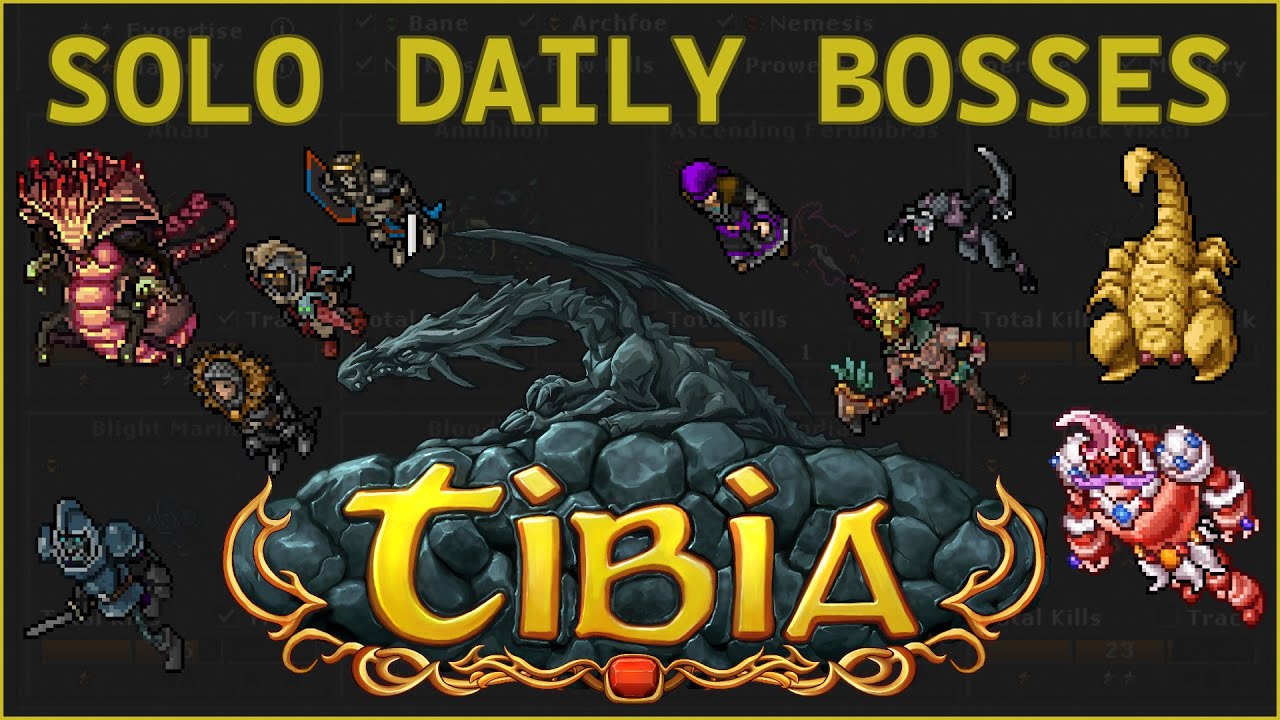 Tibia | Solo Daily Bosses - YouTube