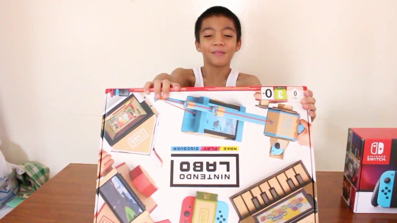 Nintendo Labo Variety Kit Unboxing and First Build - YouTube