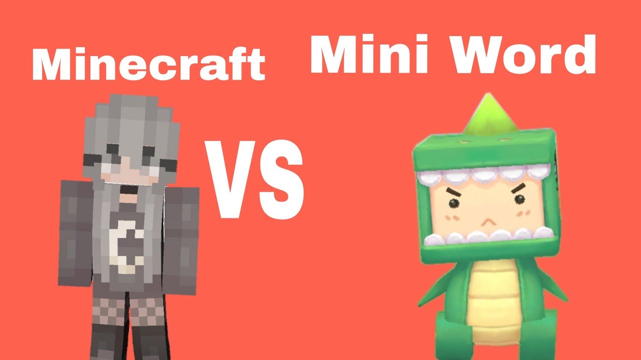 Minecraft vs Mini World!!! - YouTube