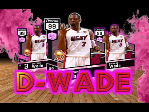 I Got PINK DIAMOND D WADE! 99 Overall Dwyane Wade Locker Code Myteam Card on Nba 2k17 - YouTube
