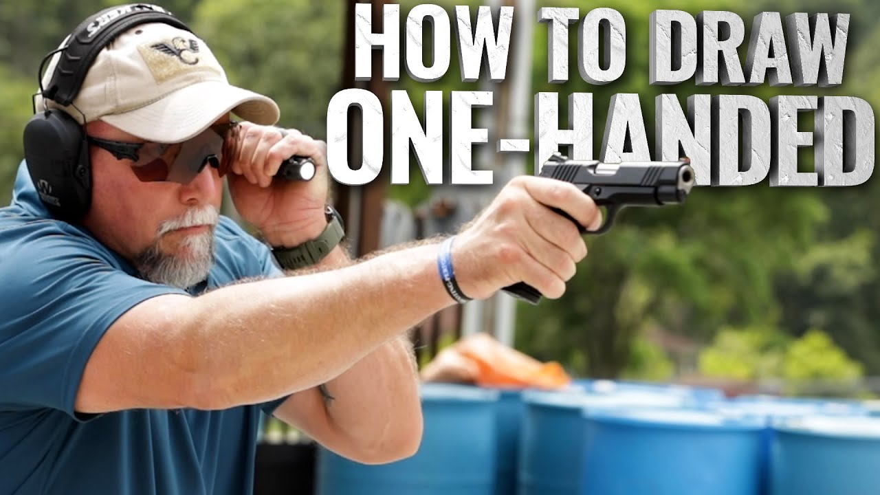 How to Draw a Handgun with only One Hand - World Champion Mike ...