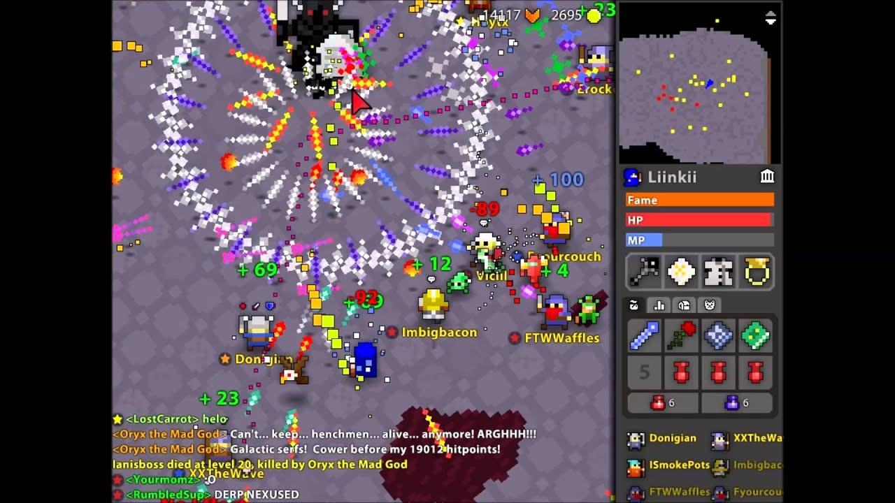 RotMG - RIP my wonderful Priest and Last Crystal Wand - YouTube