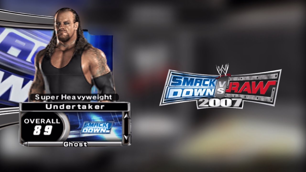 WWE SmackDown! VS. RAW 2007 Character Select Theme With Different Music ...