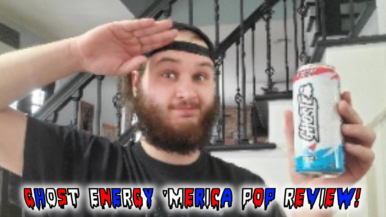 GHOST ENERGY 'Merica Pop Energy Drink Review! - YouTube