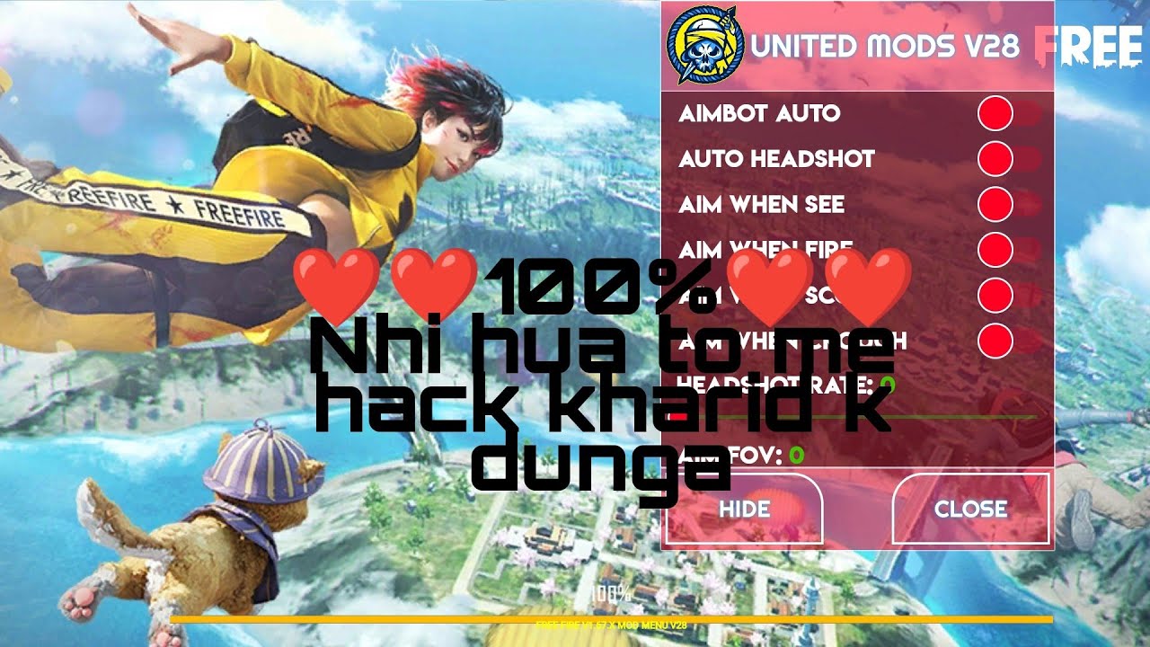 How to hack free fire in easy way(Hacker king)1000000% real - YouTube