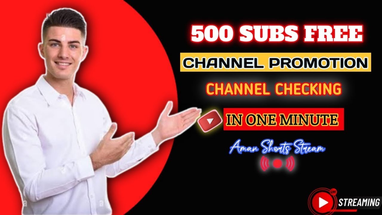 500 subscribe free promotion! Live channel check and free promotion! ️ ...