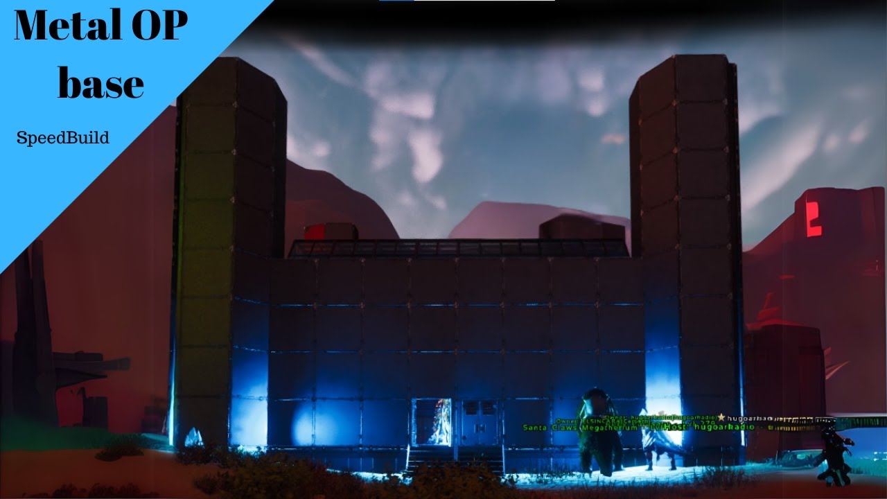 Mega Base Metal Speed Build ARK ASA Extinción EP bonus - YouTube