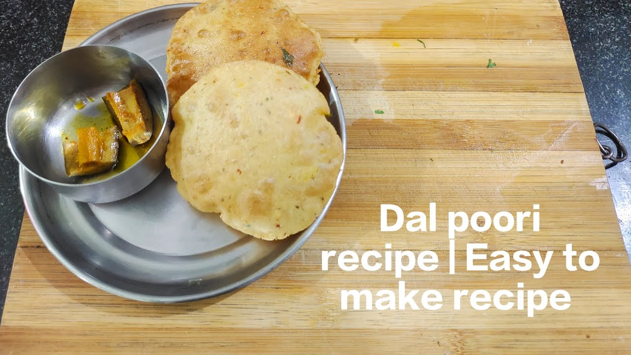 Delicious Dal Poori Recipe | Best Homemade Food | Simple breakfast ...