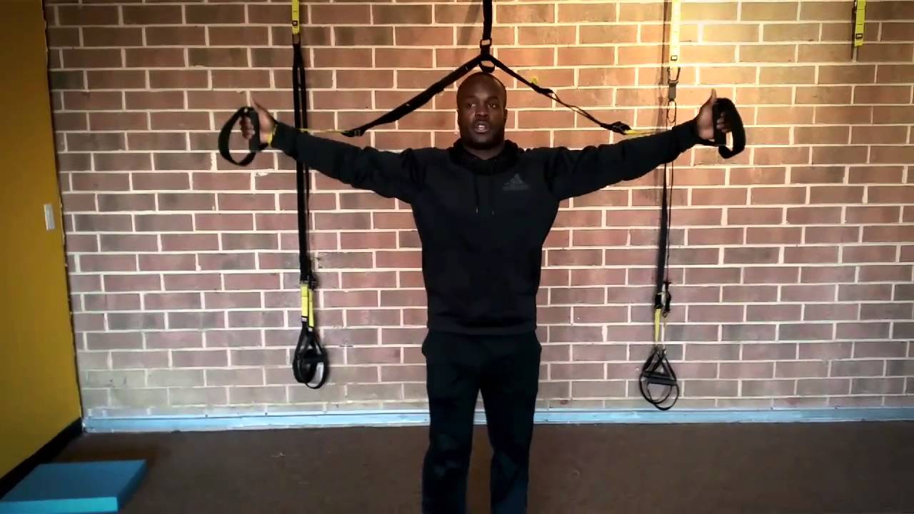 Shoulder Mobility: TRX Pec Stretch - YouTube