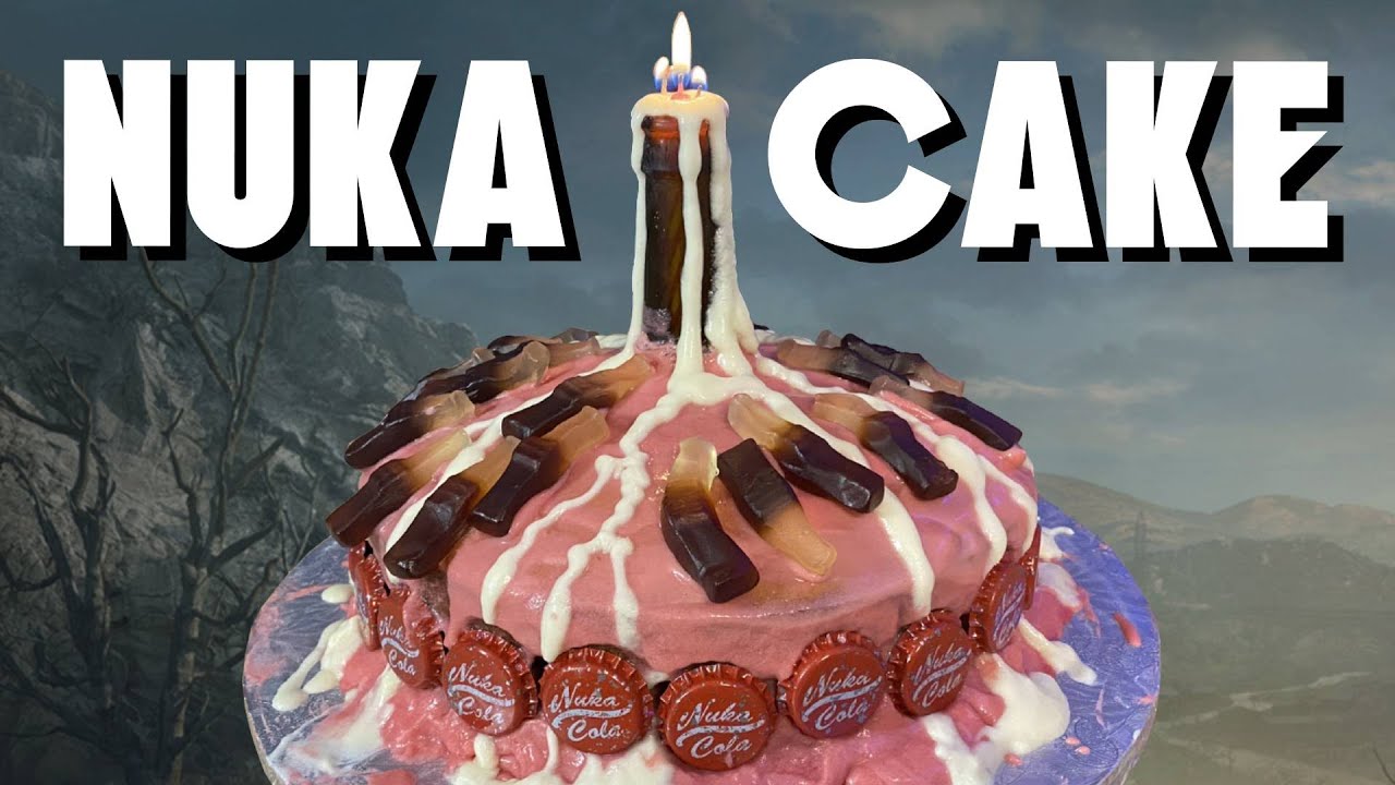 Nuka Cola Birthday Cake | Kozibear's Cooking Season 4 - YouTube