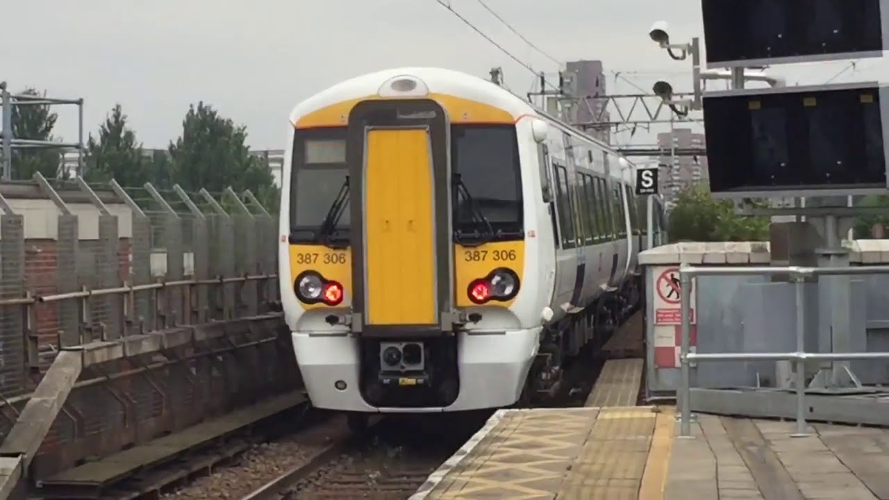 c2c Class 387 304, 302 & 306 Departing West Ham for London Fenchurch ...