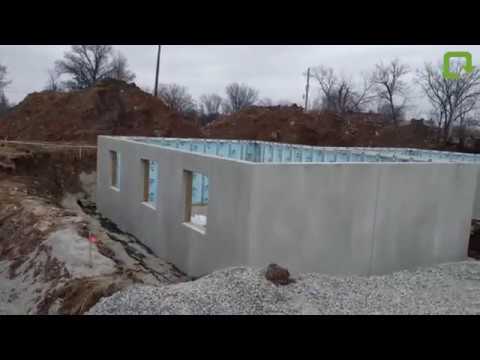 NetZero Home - Foundation Wall Walk Around - YouTube
