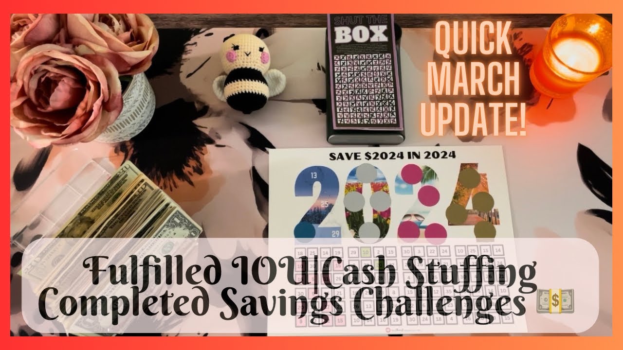 Fulfilled IOU | Cash Stuffing Completed Savings Challenges # ...