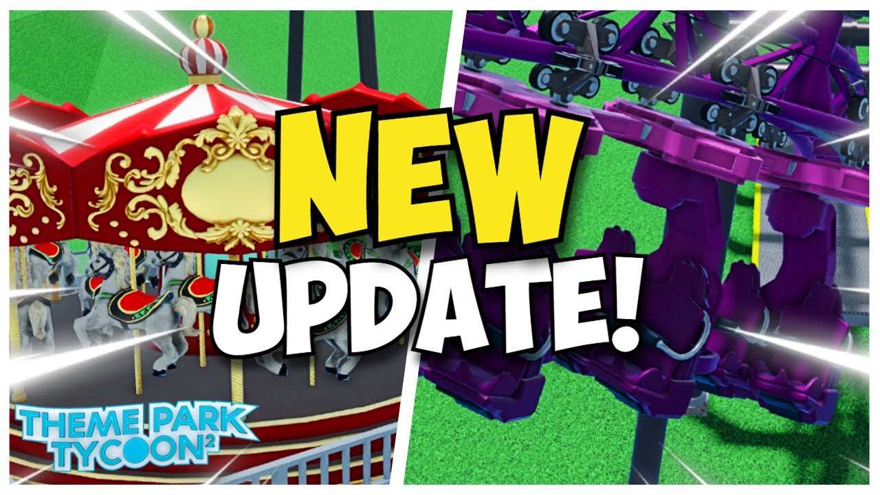 DARK RIDE COASTER & NEW SOUNDS in Theme park Tycoon 2 Update! - YouTube