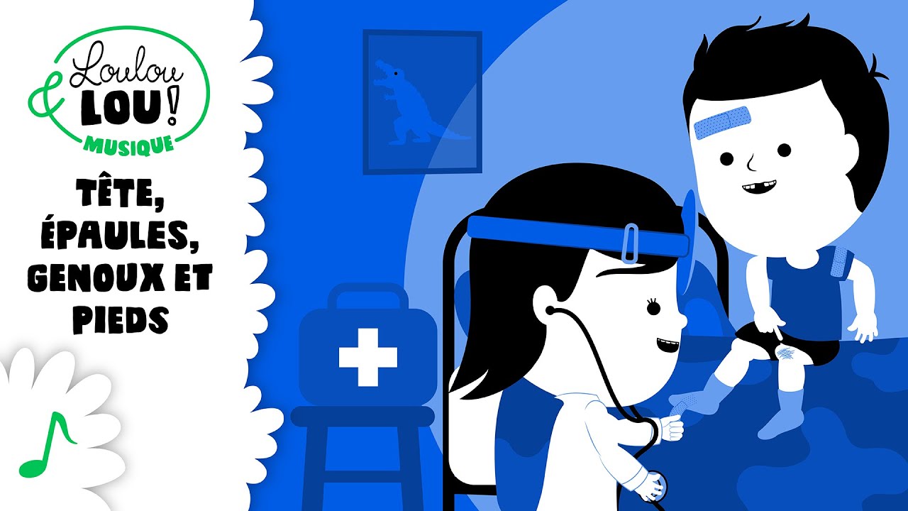 Chansons pour enfants Loulou & Lou - Tête, épaules, genoux et pieds ...