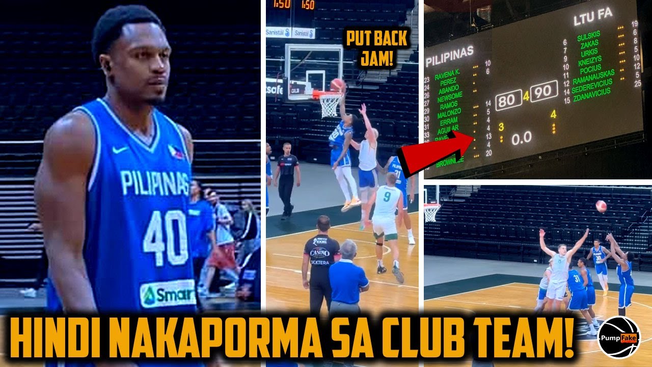 GILAS PILIPINAS VS LITHUANIA | FINAL SCORE 90-80 | GAME HIGHLIGHTS ...
