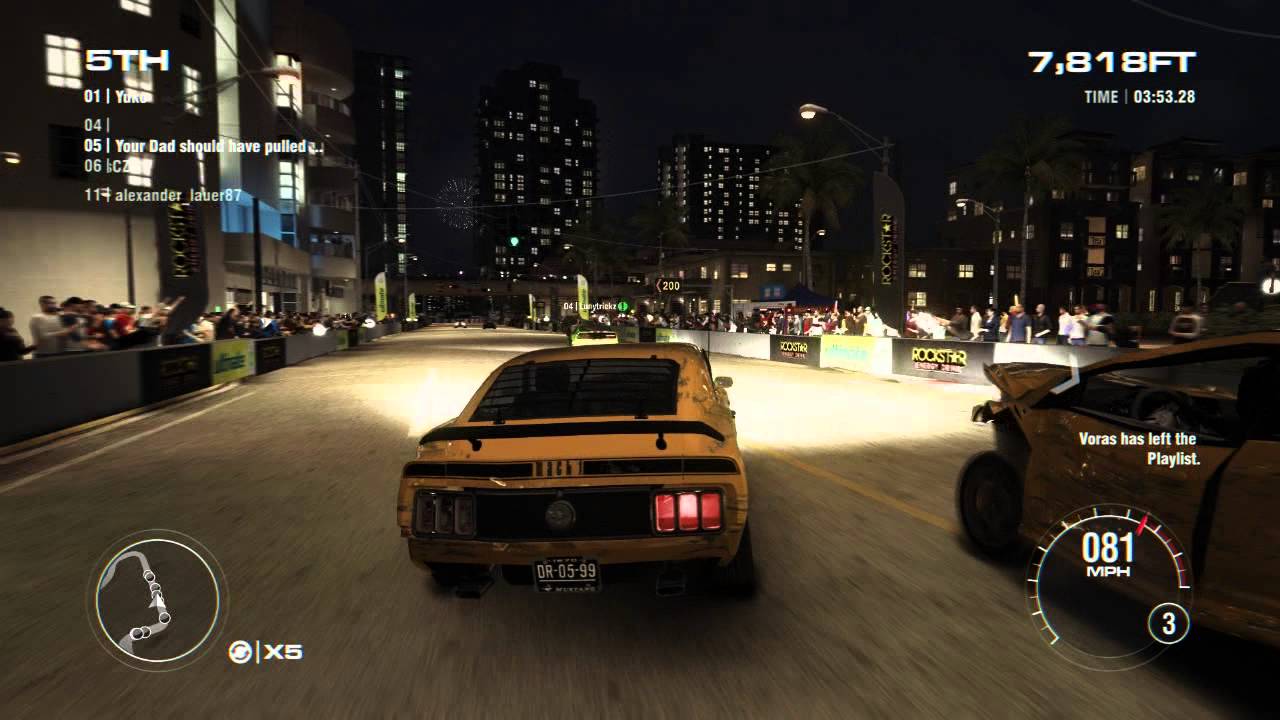 GRID 2 PC Multiplayer Endurance Gameplay: Tier 1 Upgraded Ford Mustang ...