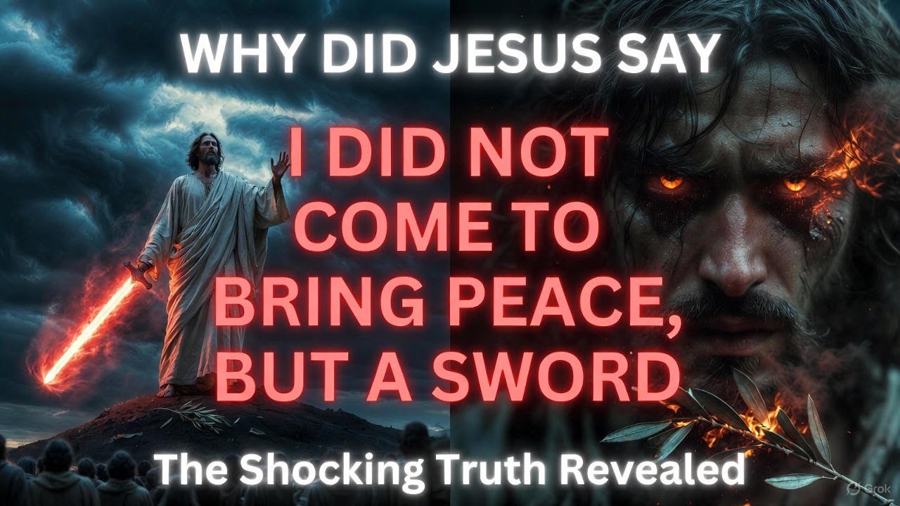 Why did Jesus say, “I did not come to bring peace, but a sword”? - YouTube