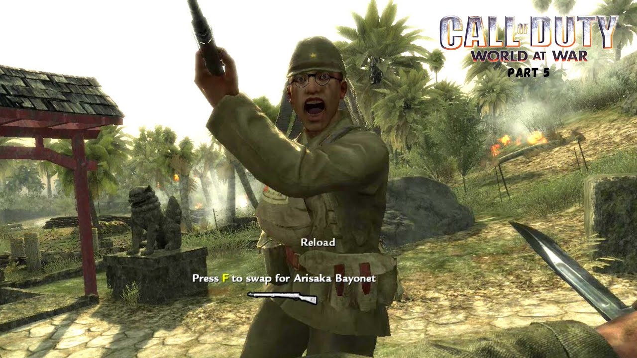 Call of Duty: World at War| PLEASE STOP BANZAI ME! - YouTube