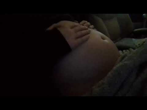 after-pizza sleepy belly play