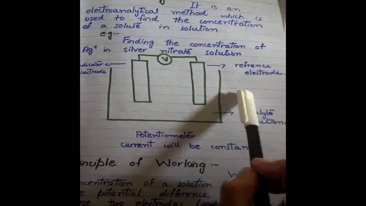 basic concepts of potentiometry - YouTube