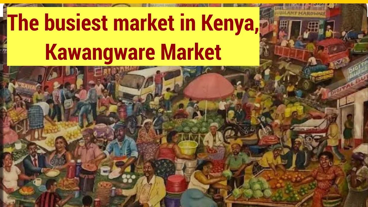A popular Market in Nairobi, Kenya. Kawangare Market - YouTube