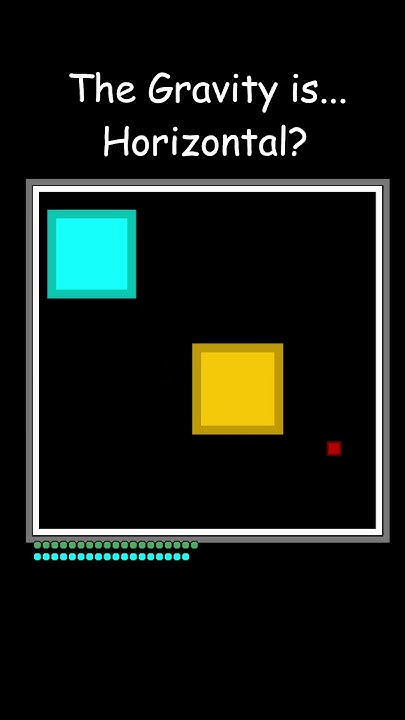 Emerald and Cyan take on gravity #square #simulation #coding #battle #color #gravity #1v1 - YouTube