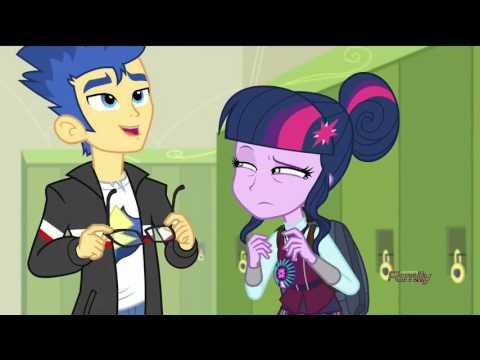 My little pony: Equestria Girls: Friendship Games- Sci-Twi and Flash moments