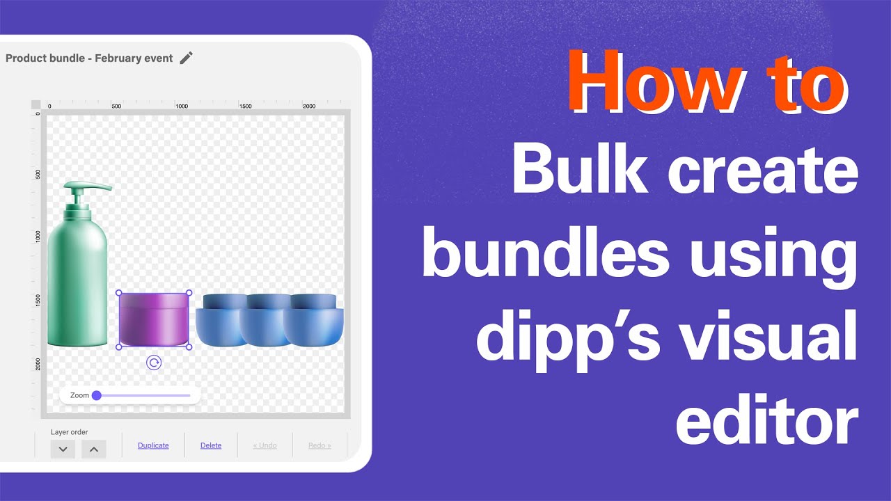 Bulk create product bundles using our visual editor - YouTube