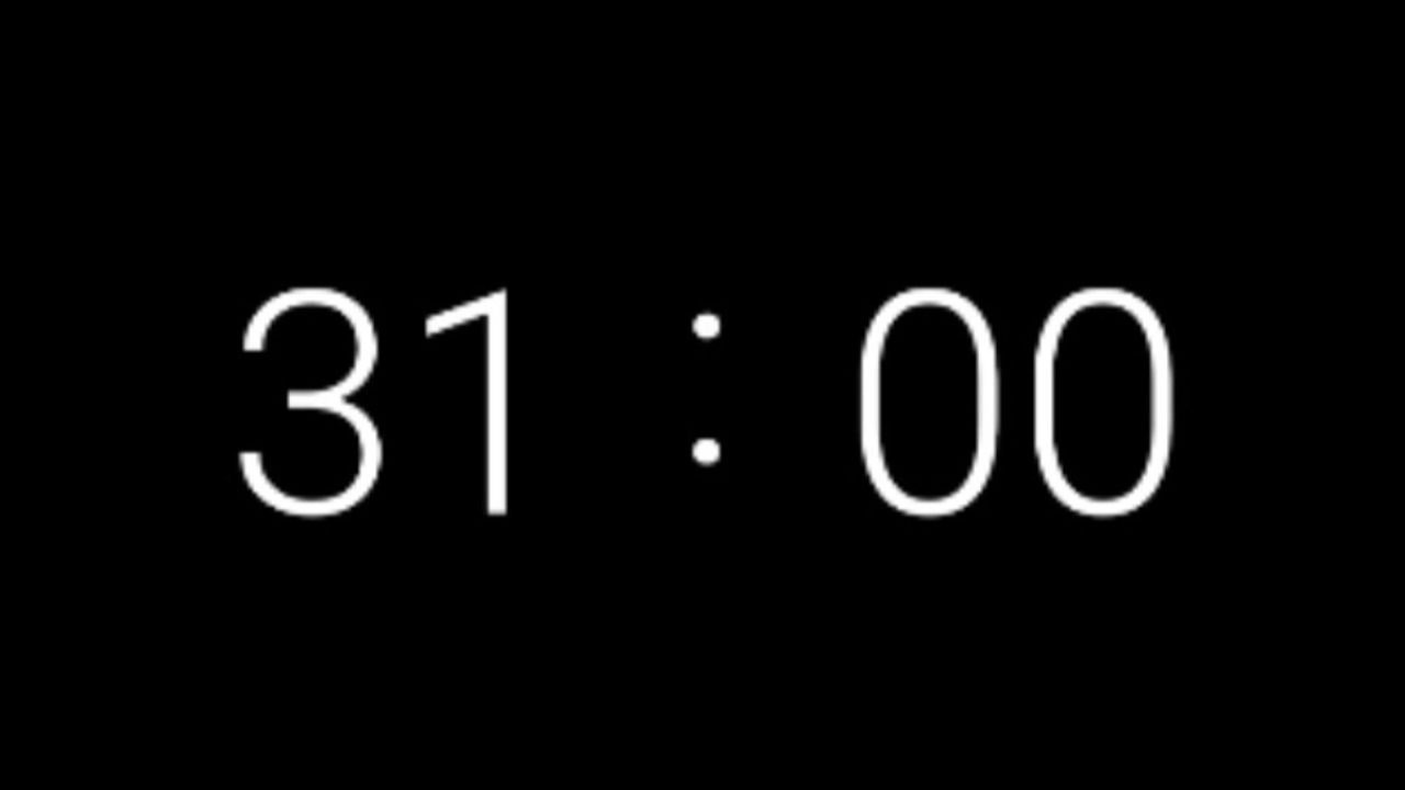 Video timer 31 minute_Alarm video 31 minute_31minutes timer_timer ...
