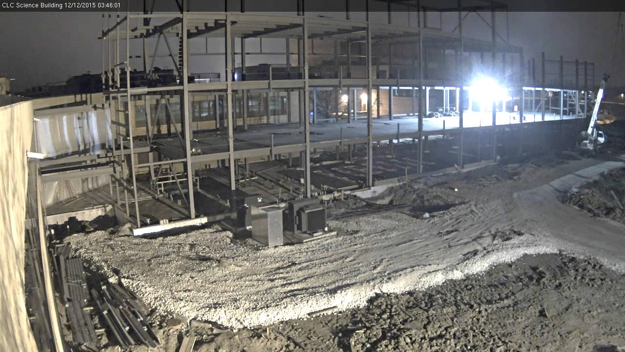 CLC Science Building Construction Camera - YouTube