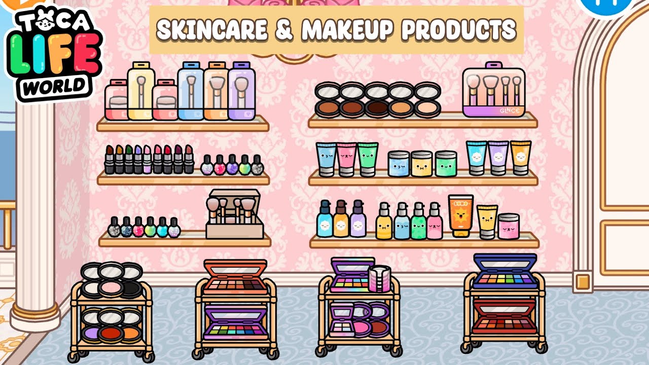 All Skincare And Makeup Products 💄🧴in Toca Life World | Toca Boca 🌏 ...