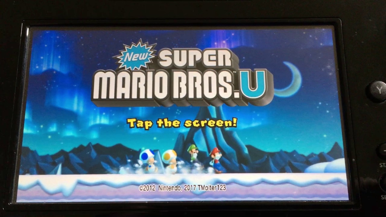 NSMBU Custom Title Screen! - YouTube