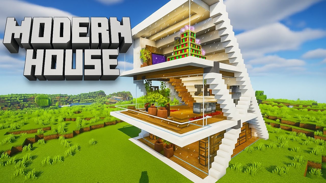 Ultimate Modern House Build in Minecraft | Step-by-Step Tutorial (No ...