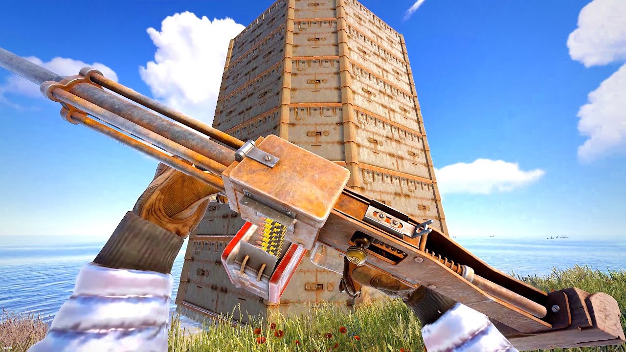 raiding EVERYONE with ONLY this NEW OVERPOWERED WEAPON!!! (HMLMG) - YouTube