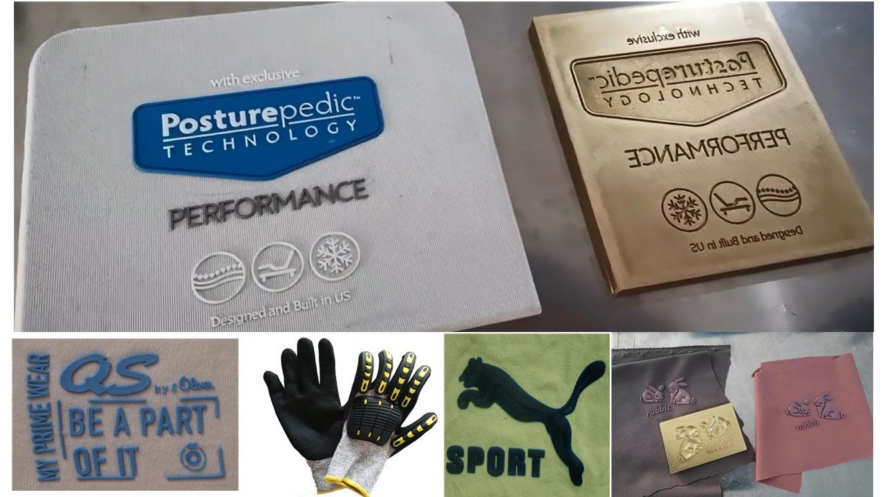 Embossed Patch Silicon Rubber Custom 3D PVC Logo Silicone Label Machine ...