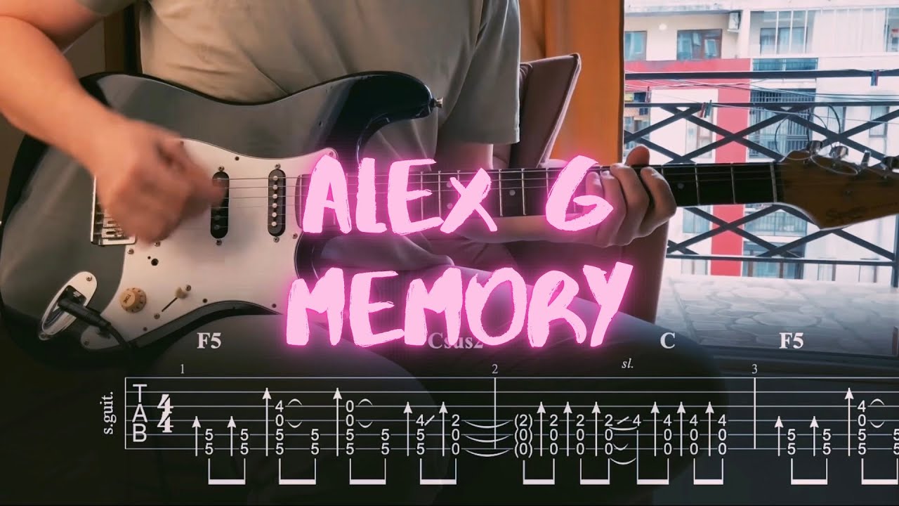 Alex G - Memory / Сover / Guitar Tab / Tutorial / Lesson - YouTube