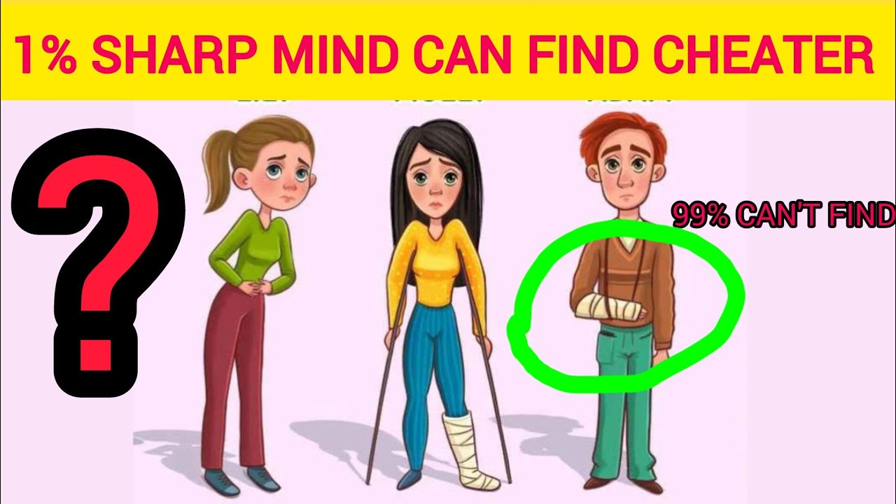 ONLY 1% SHARP MIND PEOPLE CAN SPOT | BRAIN 🧠 TEASER 🤯🧩 - YouTube