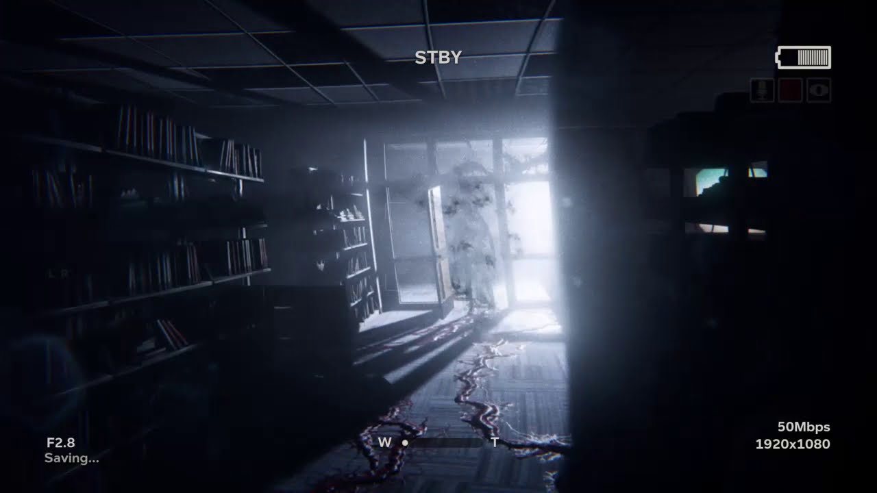 Terrifying Library Chase Outlast 2 - YouTube