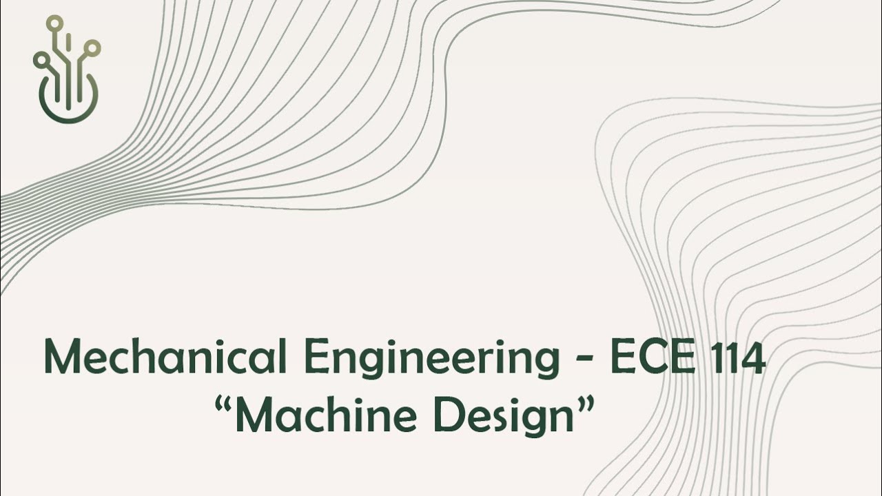 Mechanical Engineering - Machine Design. - YouTube